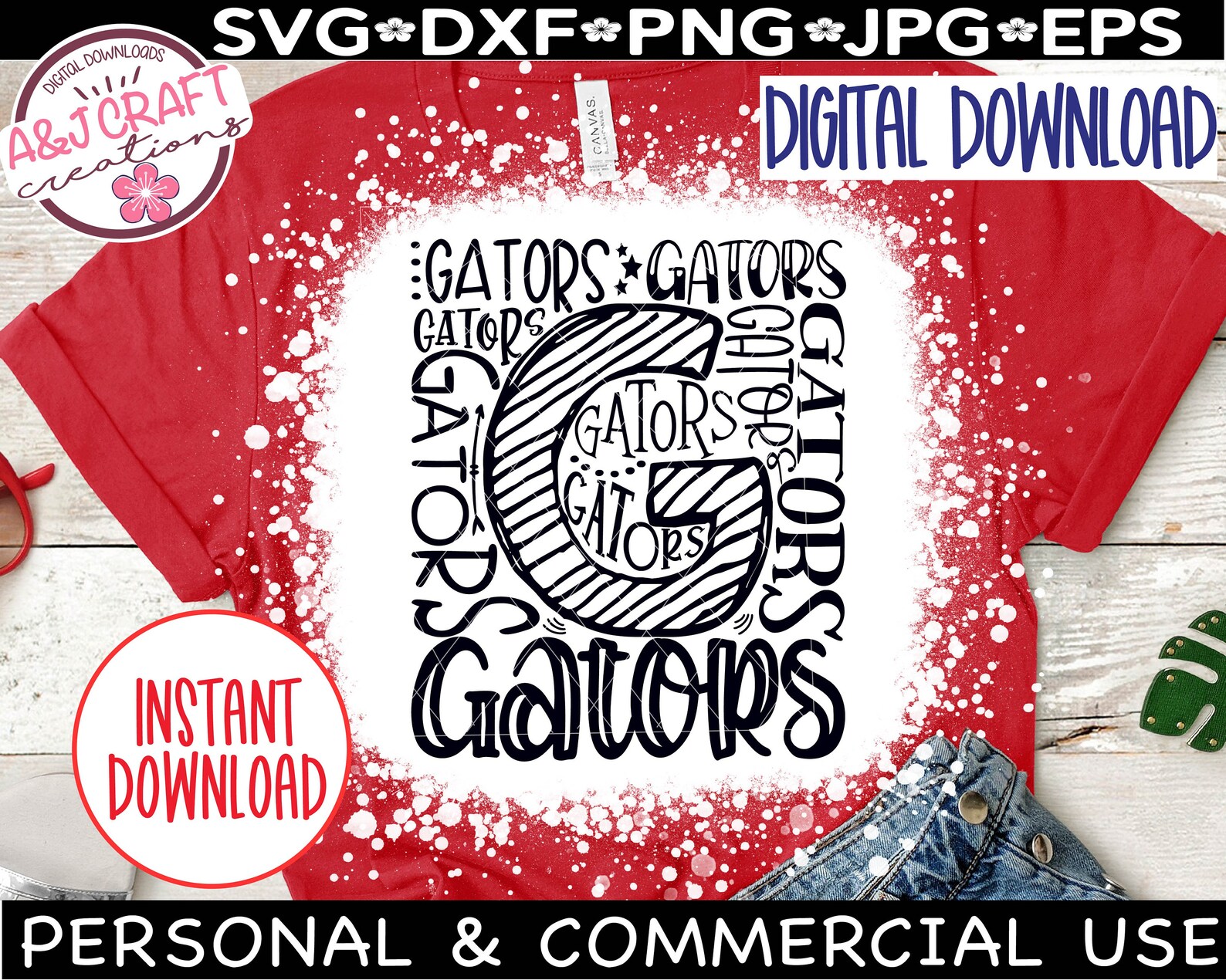 Gators SVG Gators Typography Svg Gator Mascot Svg Gators - Etsy