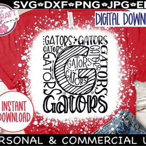 Gators SVG, Gators Typography Svg, Gator Mascot, Gators Football Svg ...