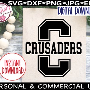 CRUSADERS SVG, Crusaders Football Svg, Crusaders Cheer Svg, Crusaders ...