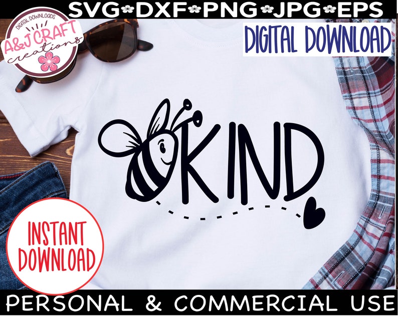 Bee Kind Svg Be Kind Svg Be Kind Svg File Kindness Matters - Etsy