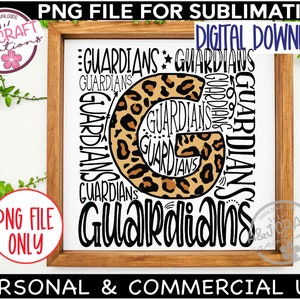 Guardians Leopard Print PNG, Guardians Sublimation, Guardians Football ...