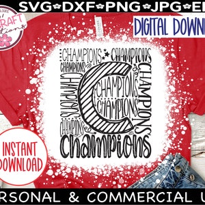 Champions SVG Champions Football Svg Champions Baseball - Etsy Canada