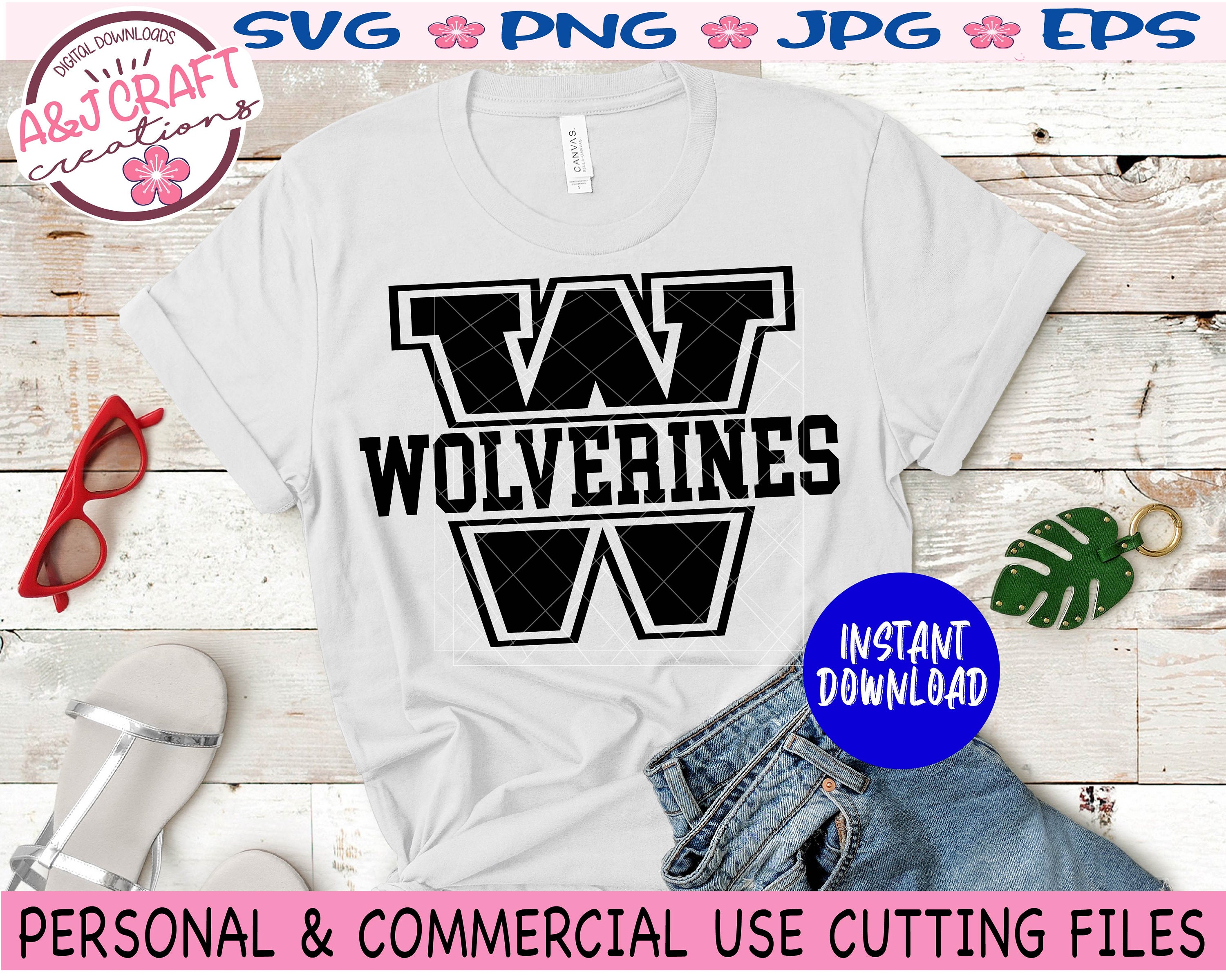 Wolverines SVG Wolverines Football svg Wolverines Cheer svg | Etsy