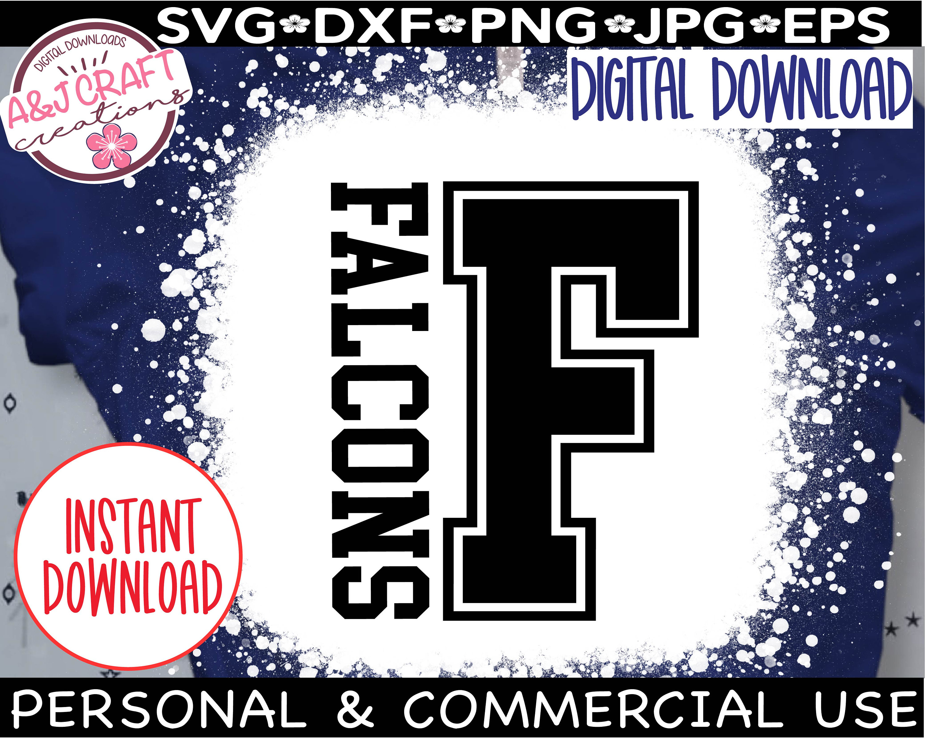 Falcons SVG, Falcons Football Svg, Falcons Baseball Svg, Falcons Cheer ...
