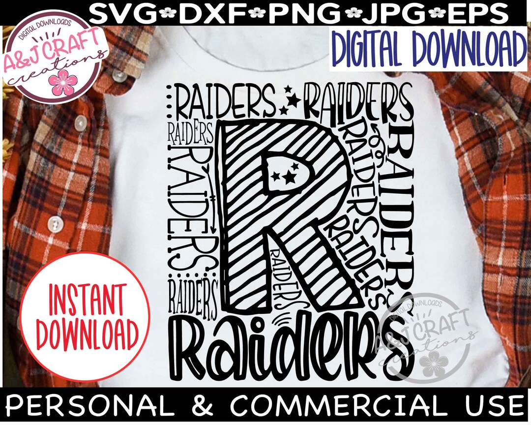 Raiders SVG, Raiders Football Svg, Raiders Typography, Raiders Baseball ...