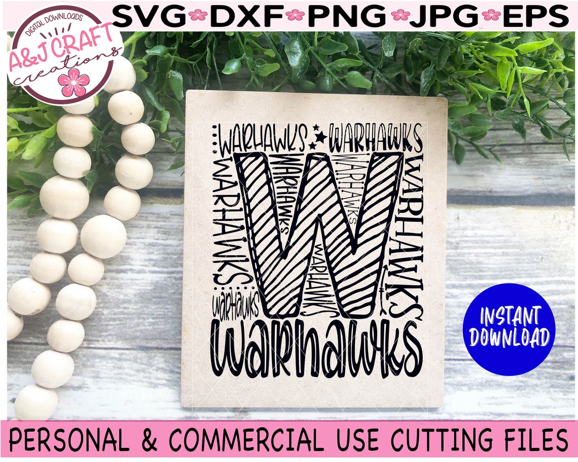 Warhawks SVG Warhawks Football svg Warhawks Volleyball png | Etsy