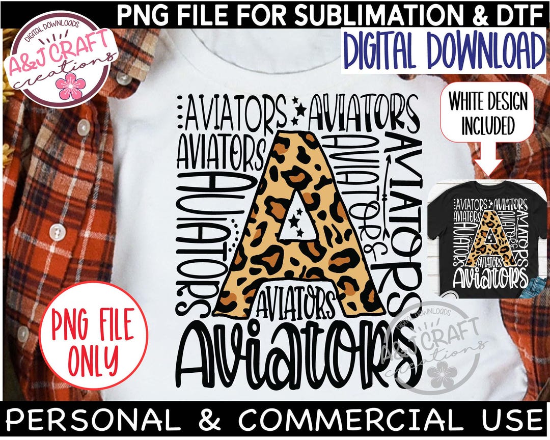 Aviators PNG, Aviators Football, Typography Png, School Mascot, School ...