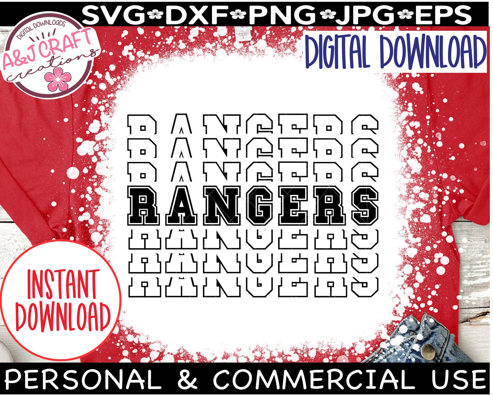 Rangers Svg Rangers School Spirit Svg Rangers Baseball SVG - Etsy