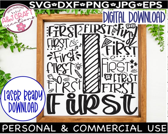 1st Grade Svg First Grade SVG 1st Grade Teacher Shirt 1st | Etsy