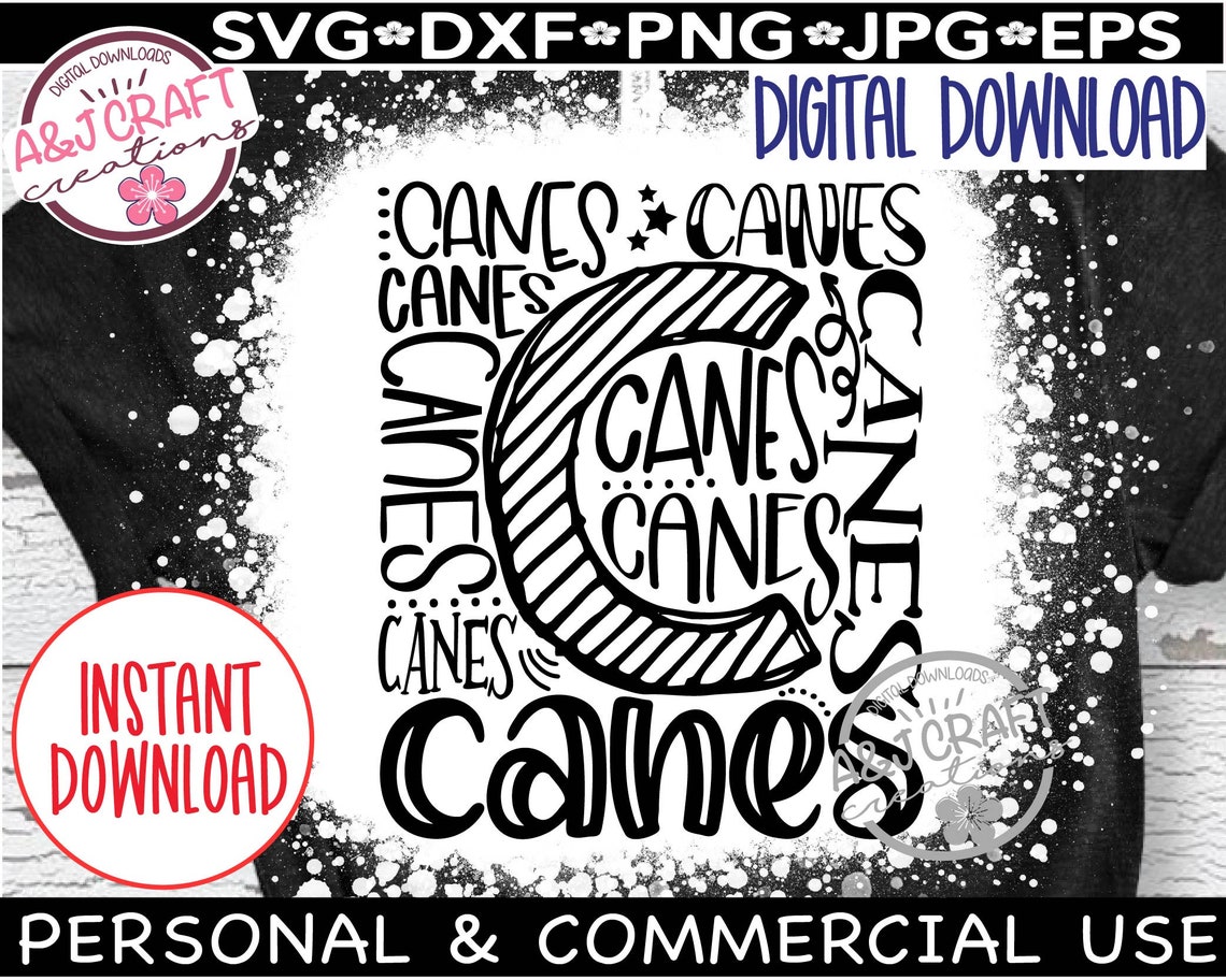 Canes SVG Canes Typography Svg Canes Baseball Canes Team - Etsy