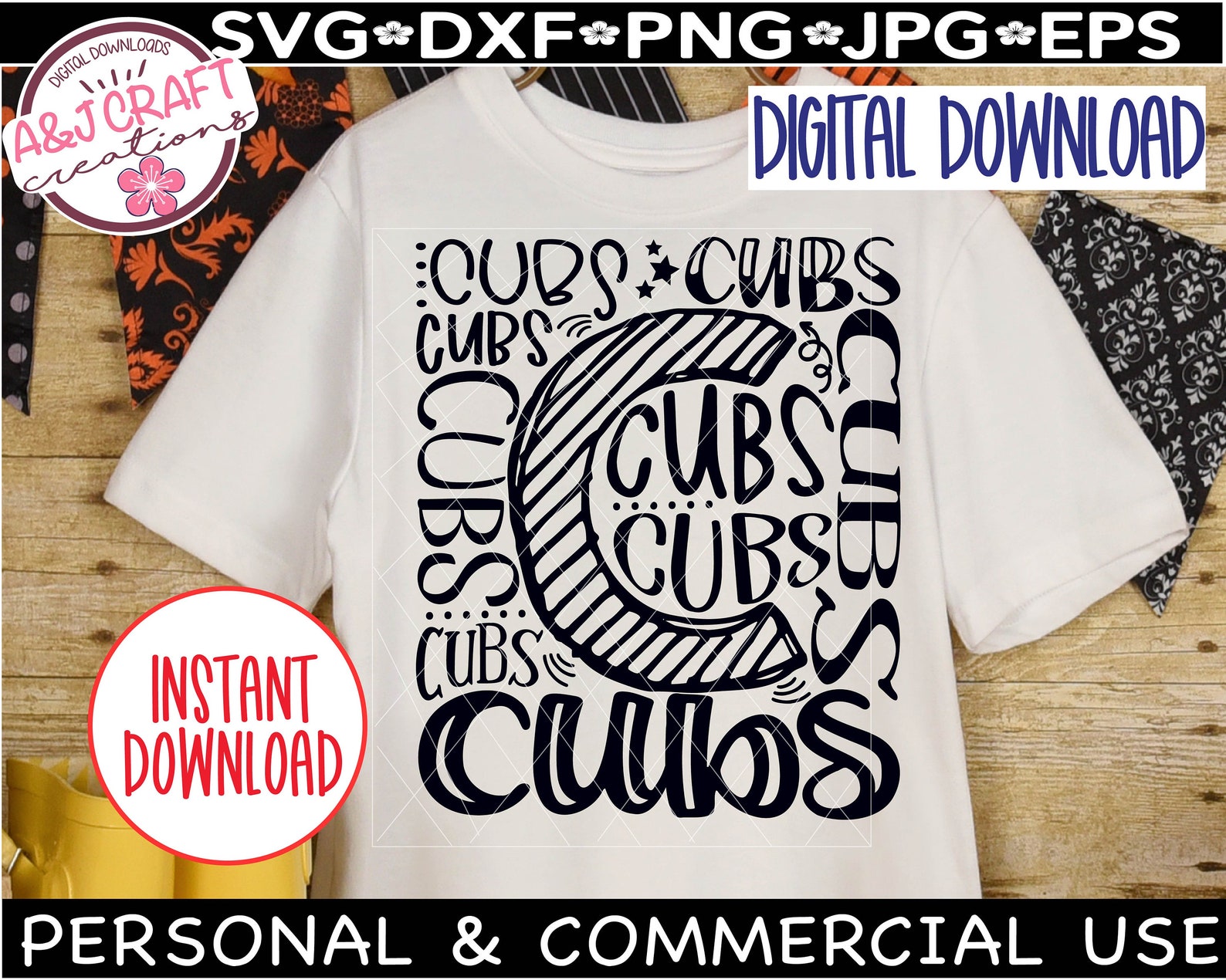 Cubs Typography SVG Cubs Svg Cubs Baseball Svg Cubs - Etsy