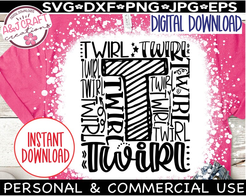 Twirl Svg, Twirler Svg, Twirl Typography Svg, Baton Twirling SVG ...