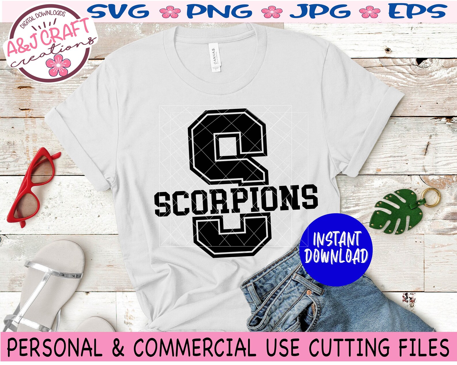 Scorpions SVG Scorpions Football Svg Scorpions Cheer Svg | Etsy