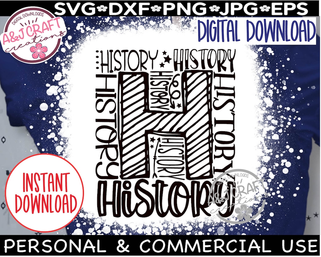 HISTORY SVG, History Typography Svg, History Teacher, History ...