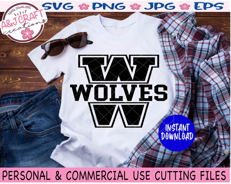 WOLVES SVG Wolves Football Svg Wolves Cheer Svg Wolves | Etsy