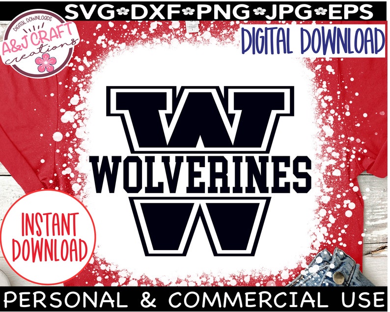 Wolverines SVG Wolverines Football Svg Wolverine Mascot Svg - Etsy