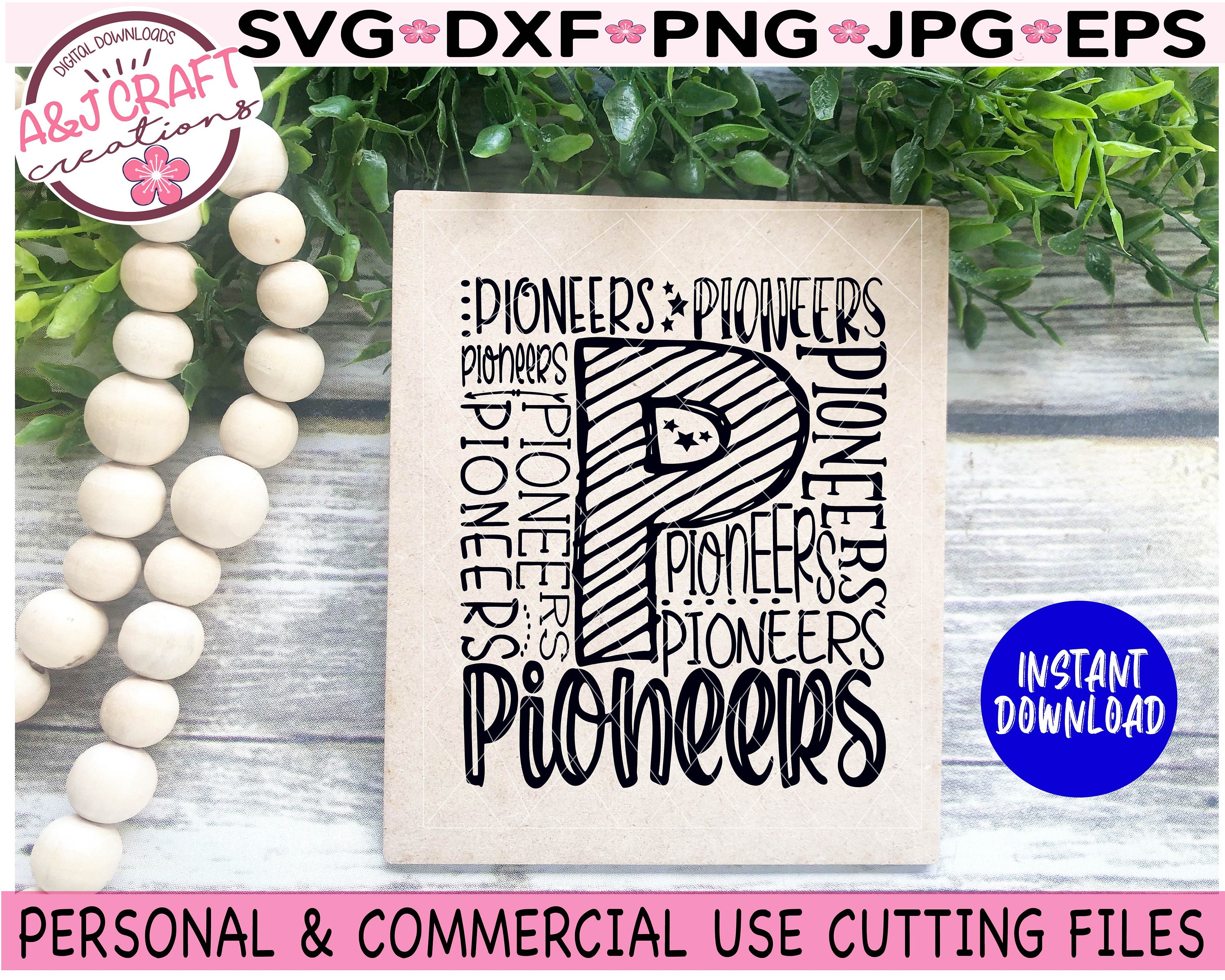 Pioneers SVG Pioneers Football Svg Pioneers Baseball Svg | Etsy