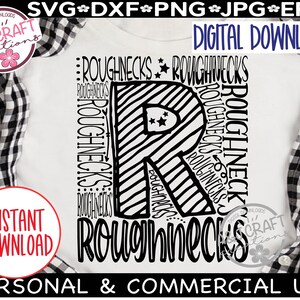 Roughnecks SVG, Roughnecks Typography Svg, Roughnecks Football Svg, Roughnecks Baseball Svg ...