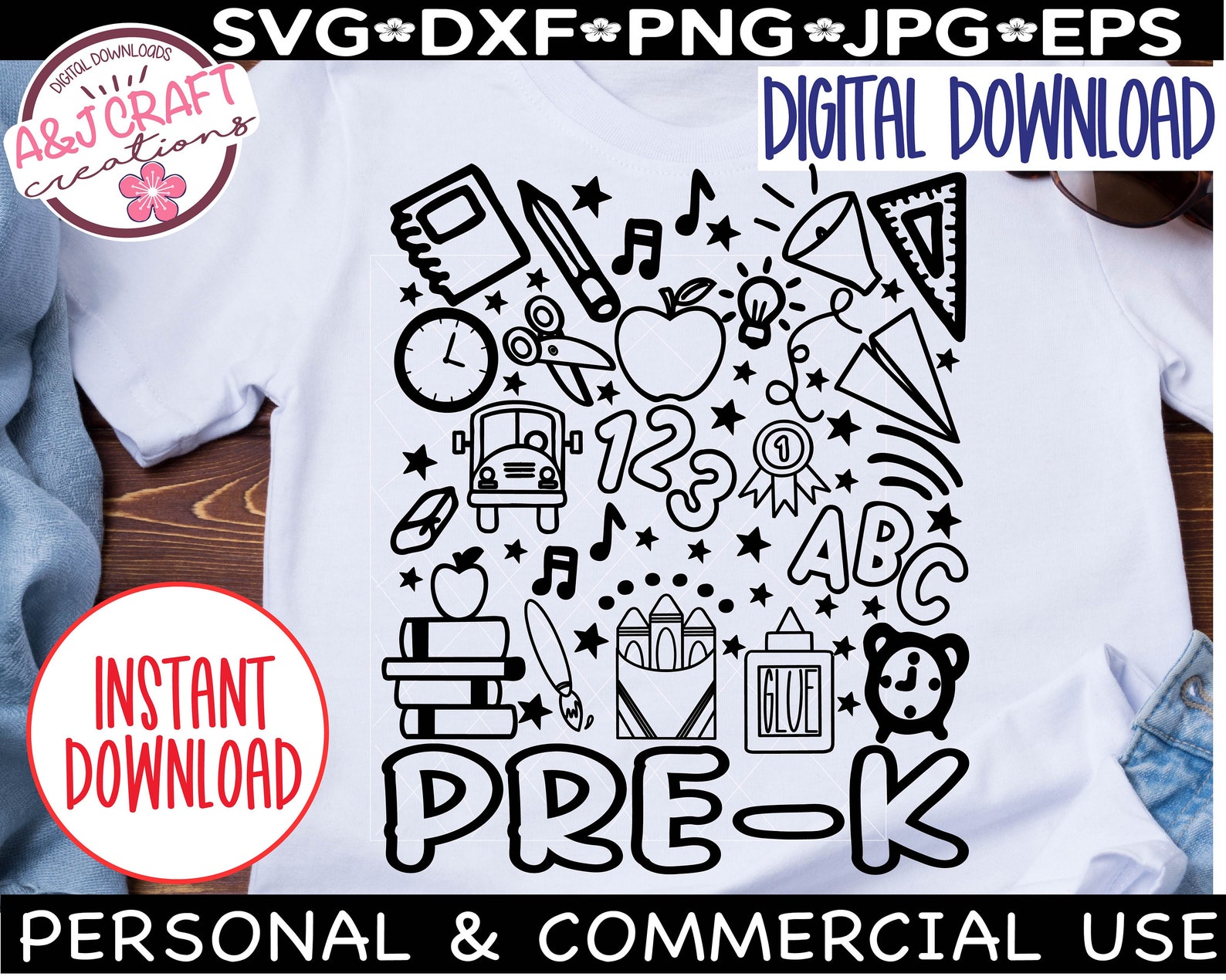 Prek Teacher Svg, Prek Squad Svg, Prek Svg, Pre K Teacher Svg, Teacher ...