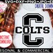Colts SVG Colts Football Svg Colts Nation Svg Colts Cheer - Etsy