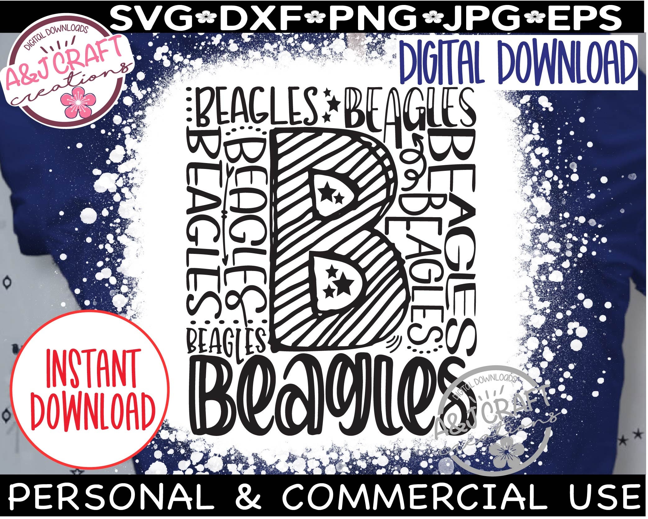 Beagles SVG, Beagles Baseball Svg, Beagles Typography Svg, Beagles ...