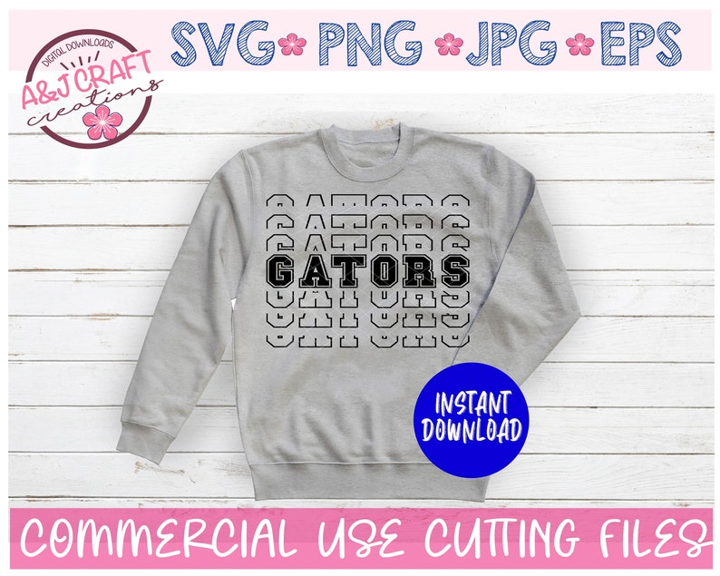 Gators Football SVG Gators Football Mom Svg Gators Mascot | Etsy