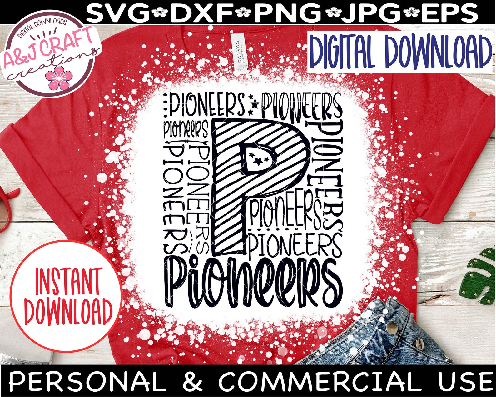 Pioneers SVG, Pioneers Football Svg, Pioneers Baseball Svg, Typography ...