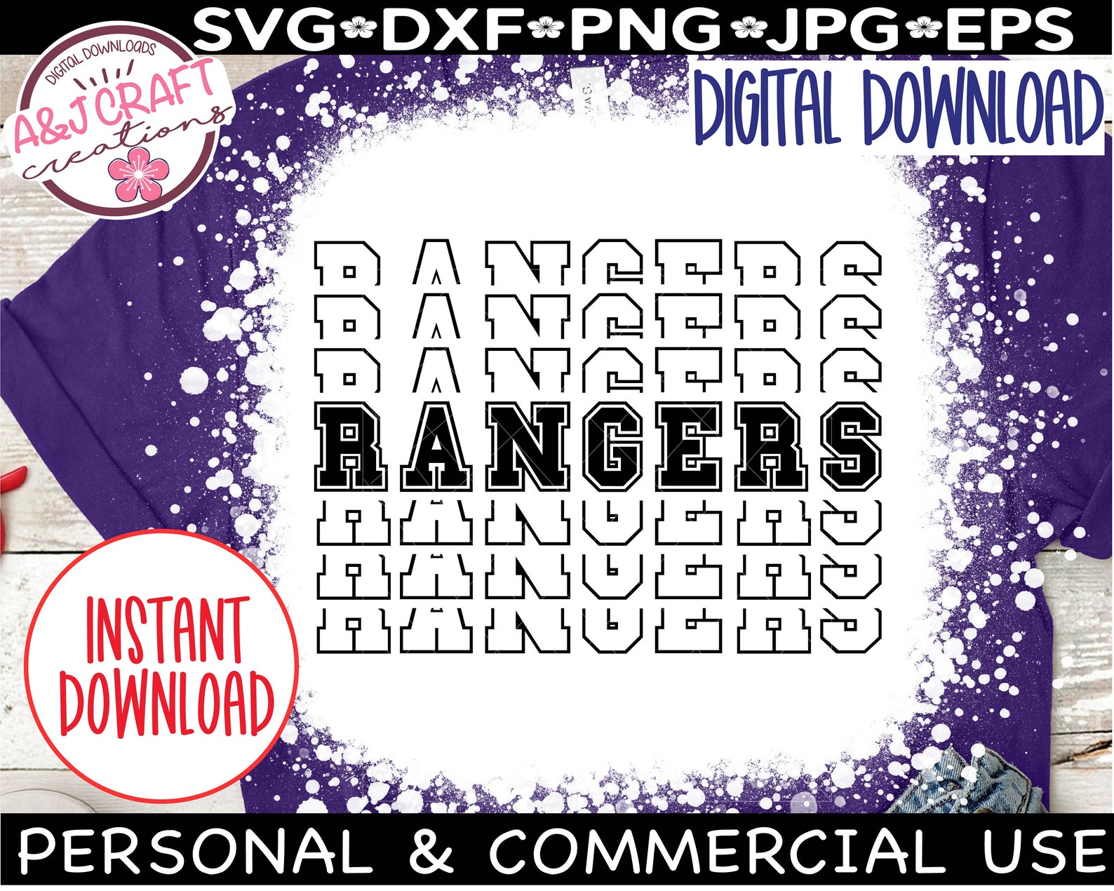 Rangers Svg Rangers School Spirit Svg Rangers Baseball SVG - Etsy