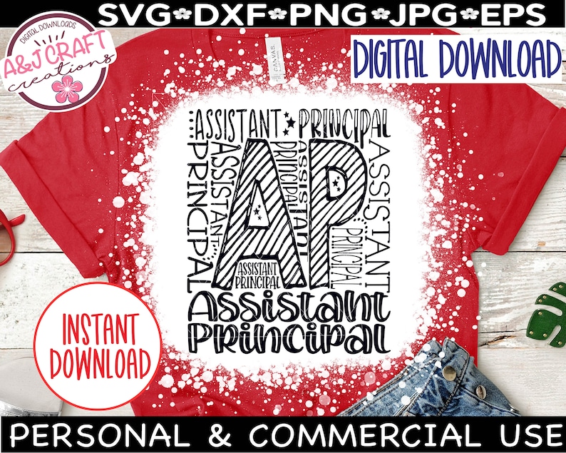 Assistant Principal SVG, Assistant Principal Png, Typography Svg ...