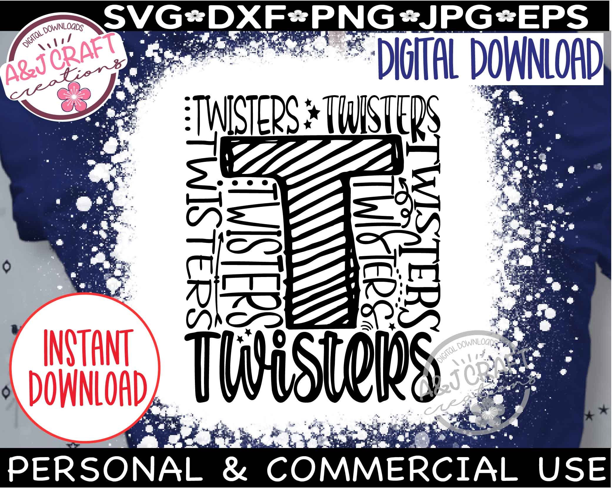Twisters SVG, Twisters Football Svg, Twisters Volleyball, Typography ...