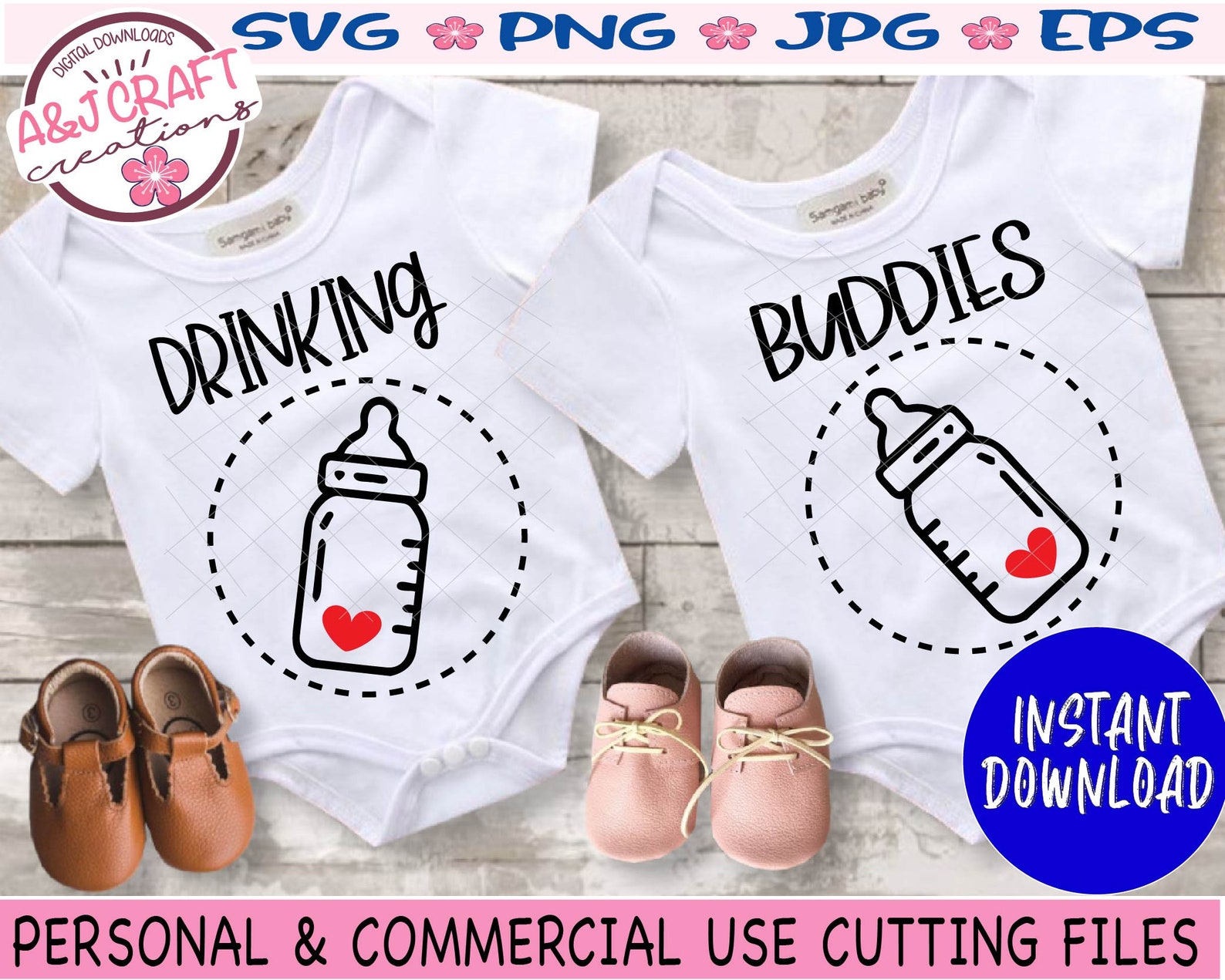 Drinking Buddies SVG, Drinking Buddies Baby, Drinking Buddies Twins ...
