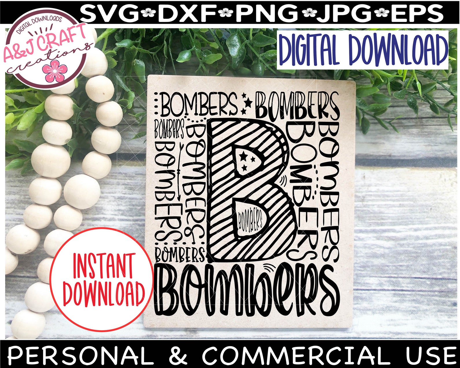 BOMBERS SVG, Bombers Baseball Svg, Bombers Basketball Svg, Bombers ...