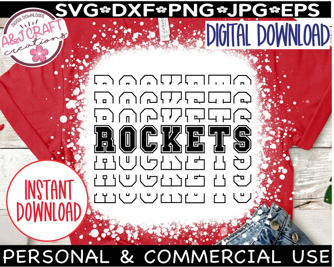 Rockets SVG Rockets Football SVG Rocket Mascot Svg Go - Etsy