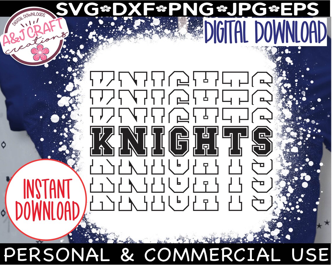 Knights Svg, Knights Football SVG, High School Knights Svg, Knights ...