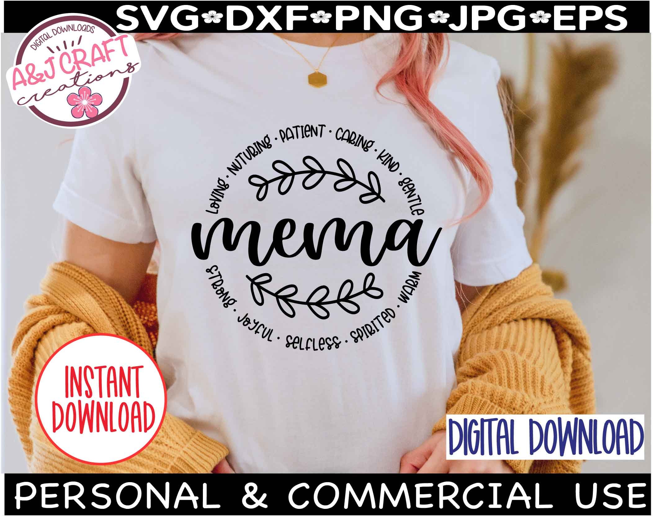 Mema Svg Grandma Svg Best Grandma Svg Grandma Mothers Day - Etsy Canada