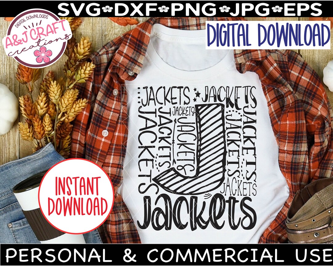 JACKETS SVG, Jackets Football Svg, Jackets Basketball Svg, Jackets ...