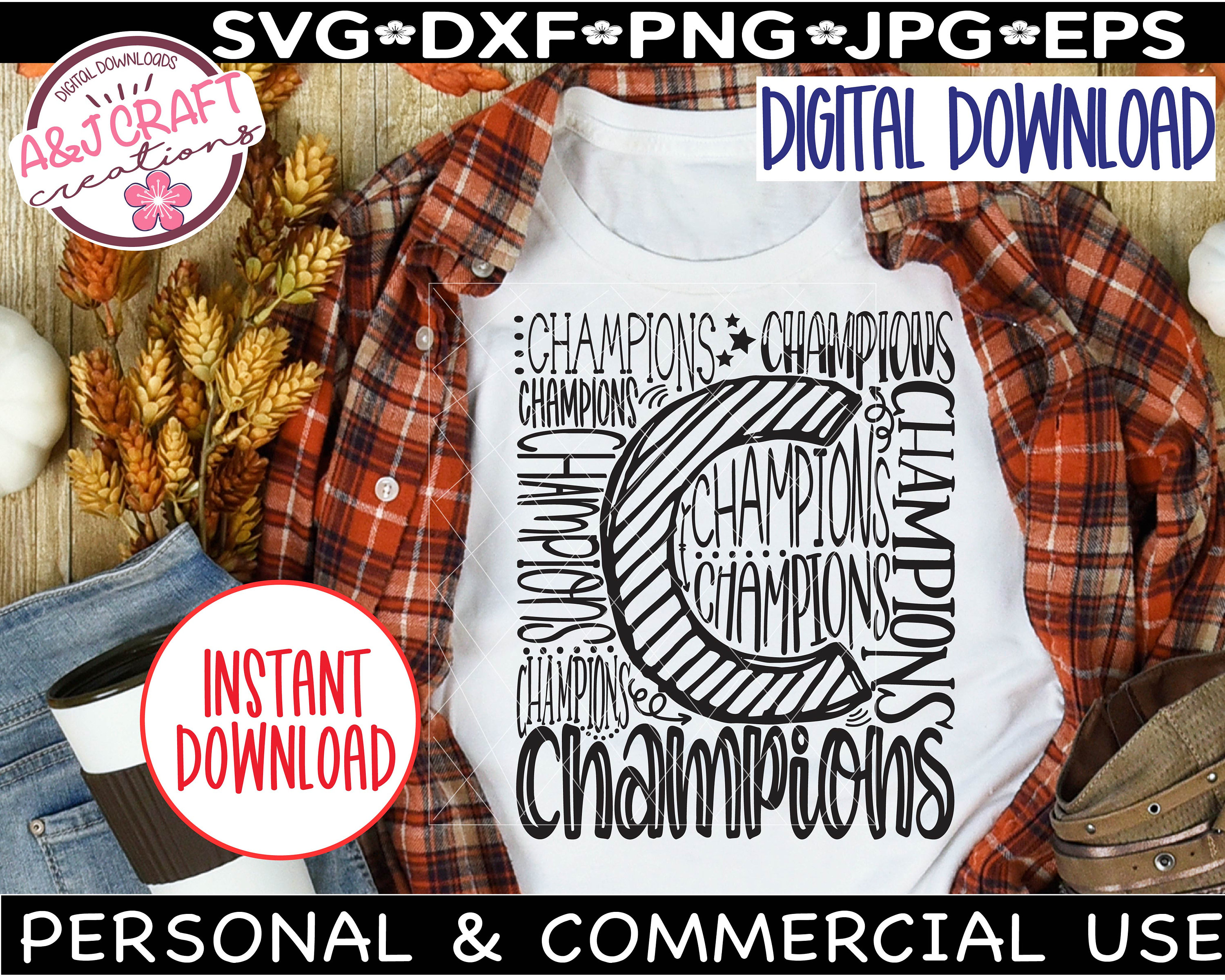 Champions SVG Champions Football Svg Champions Baseball - Etsy Canada