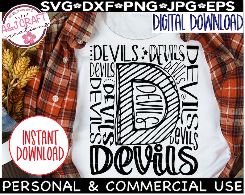 DEVILS SVG Devils Baseball Svg Devils Typography Svg Devils - Etsy