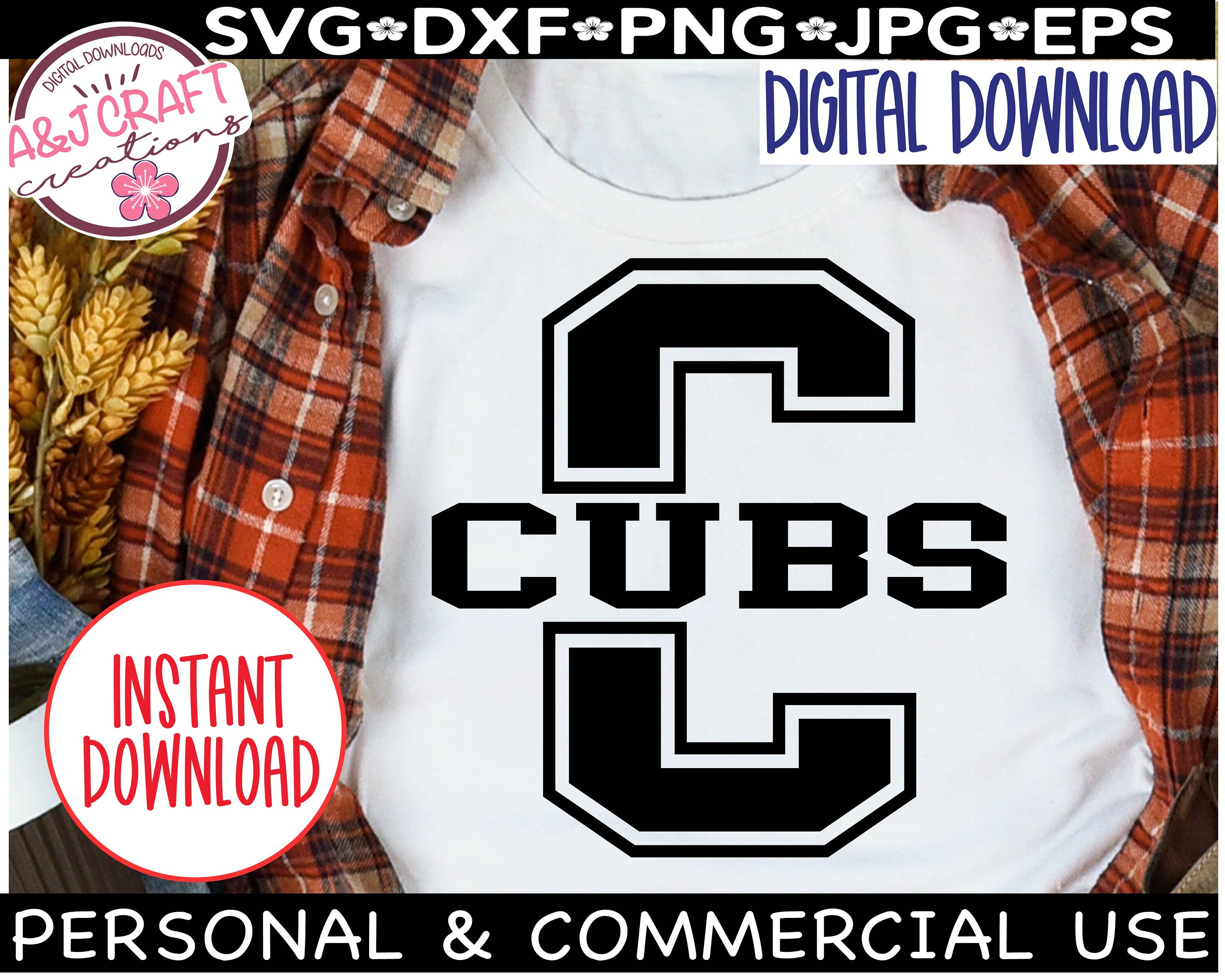 Cubs SVG Cubs Football Svg Cubs School Shirt Svg Cubs Cheer - Etsy