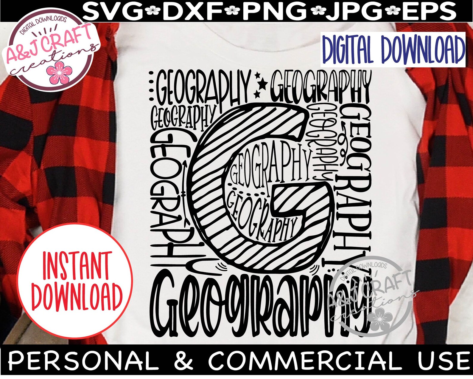 Geography Svg Geography Typography Svg Geography Teacher - Etsy