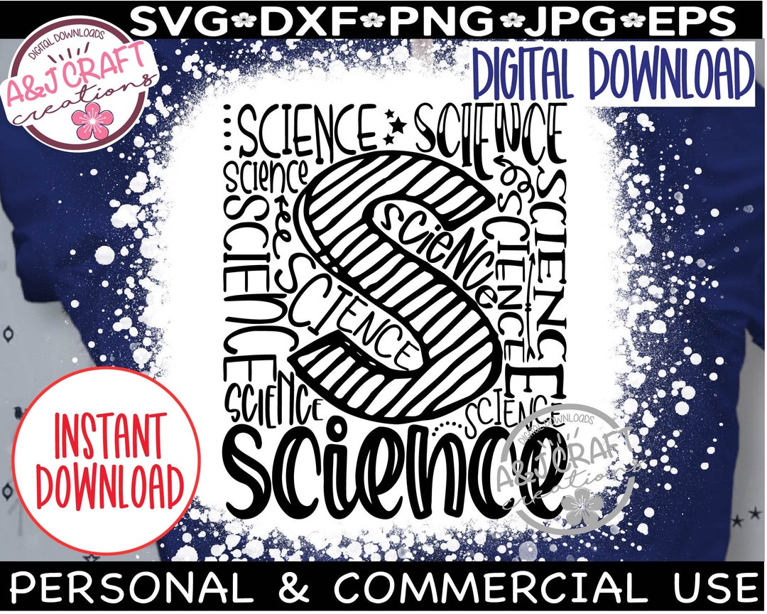 SCIENCE SVG, Science Typography Svg, Science Teacher, Science ...