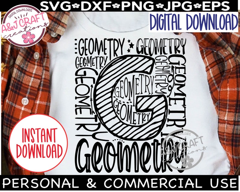 Geometry Svg Geometry Typography Svg Geometry Teacher Svg - Etsy