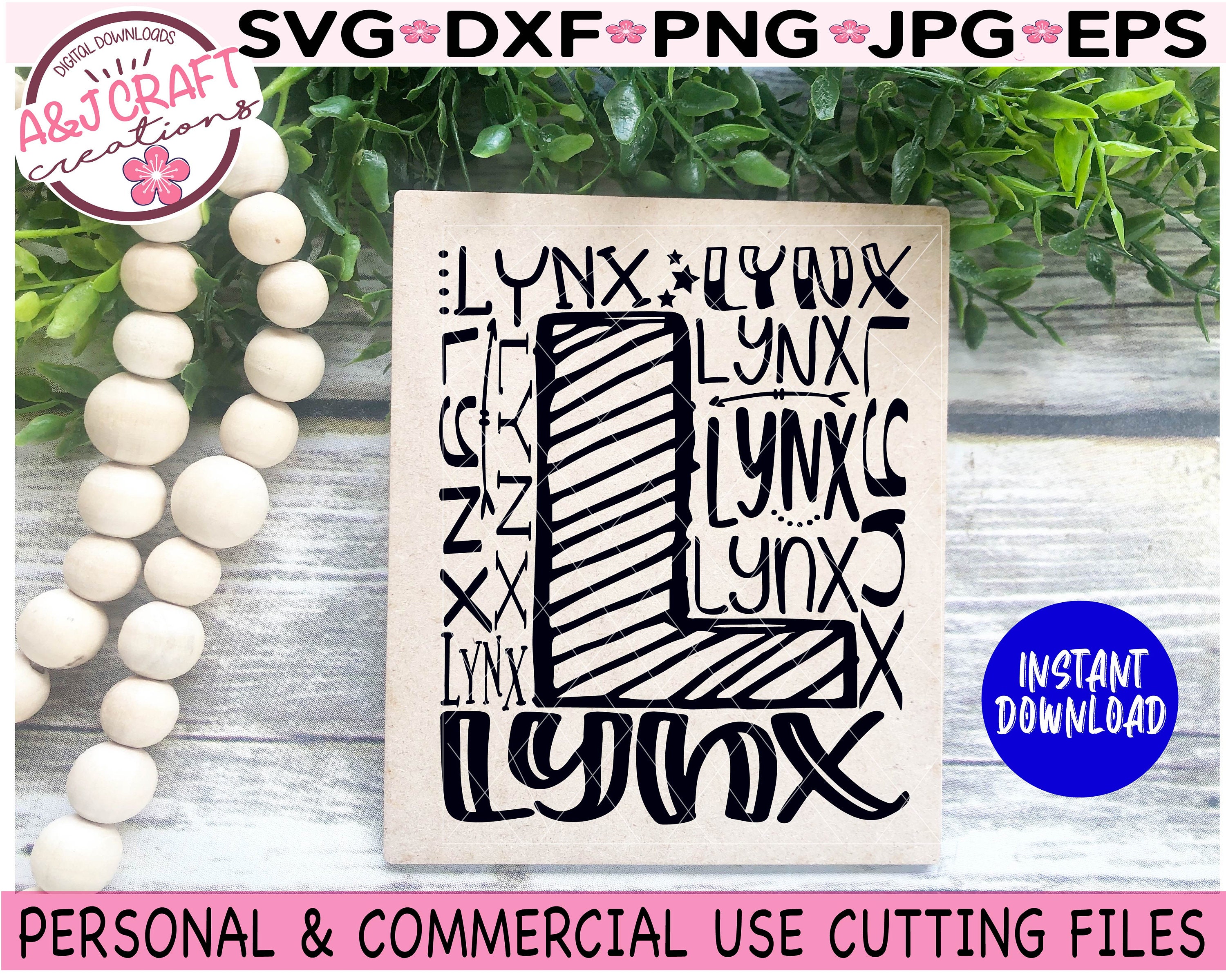 Lynx SVG Lynx Football svg Lynx png tipografía svg lynx | Etsy