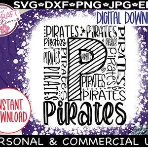 Pirates SVG, Pirates Typography, Pirate Mascot Svg, Pirates Baseball ...