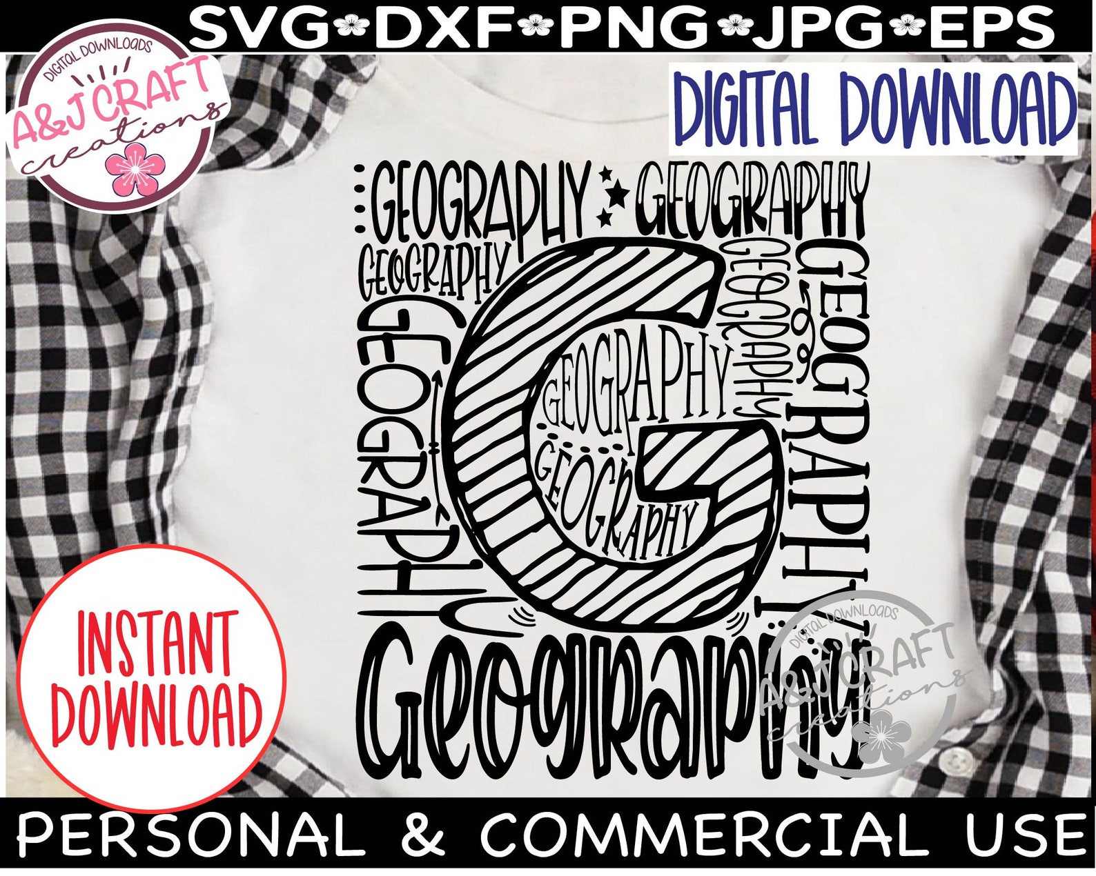 Geography Svg Geography Typography Svg Geography Teacher - Etsy