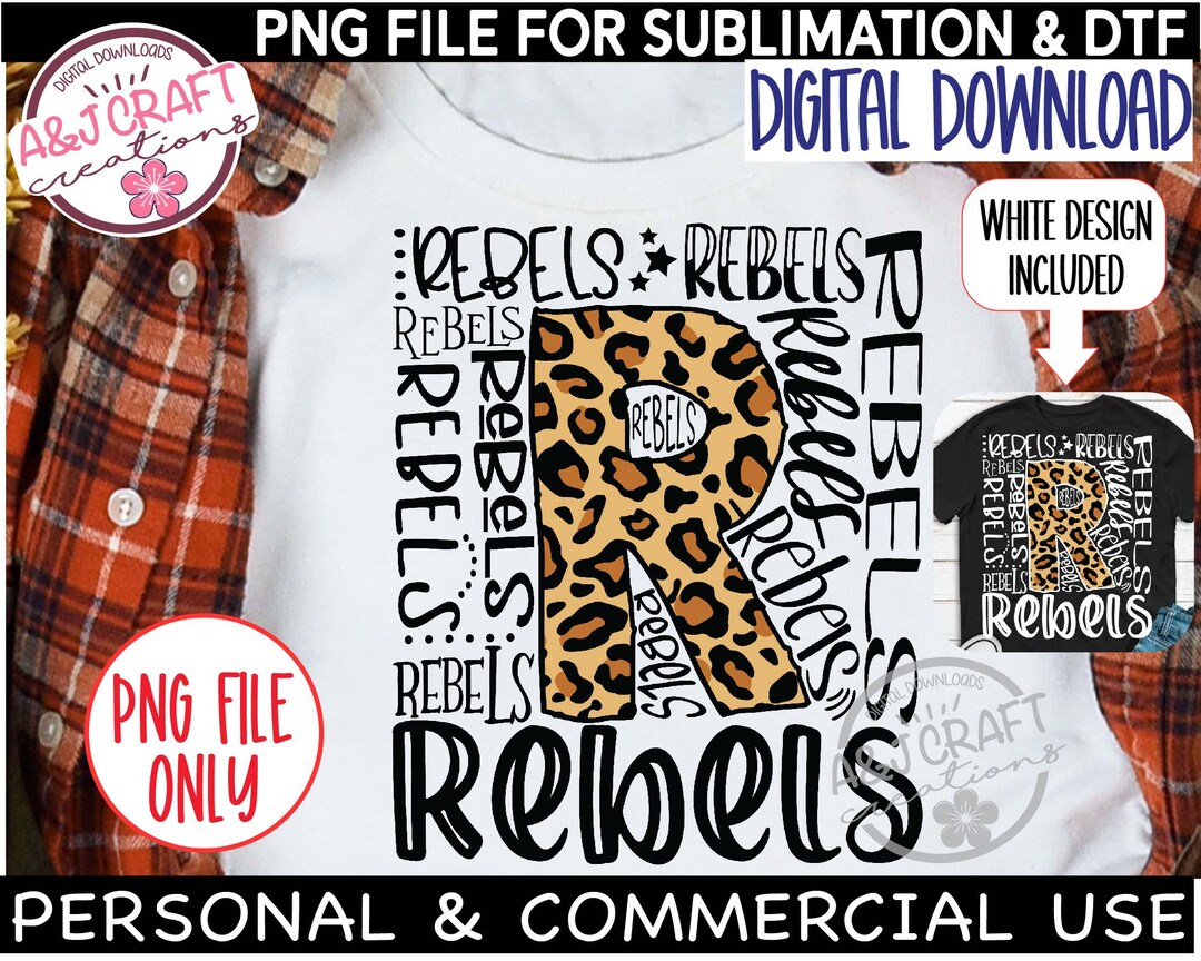 Rebels PNG, Typography Png, Rebels Mascot, Rebels Football, Rebel ...