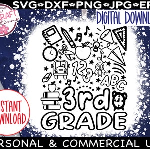 3rd Grade Teacher Svg 3rd Grade Svg Third Grade Svg Third - Etsy