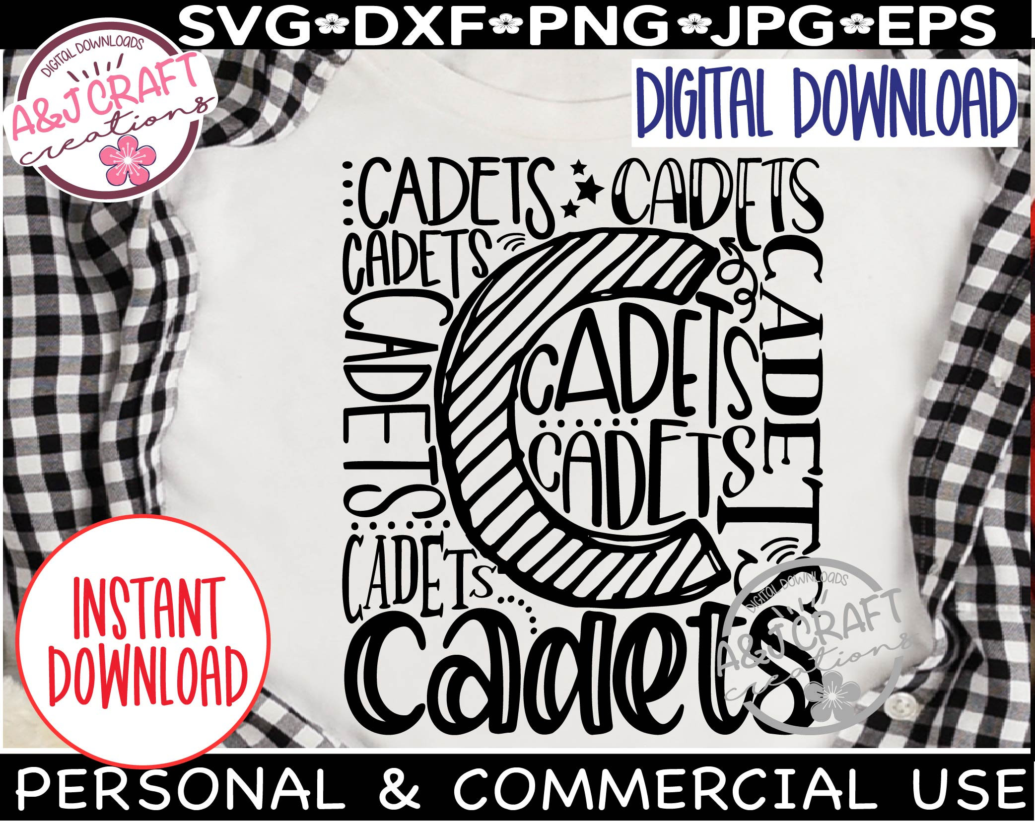 Cadets SVG Cadets Football Svg Cadets Typography Svg Cadets - Etsy