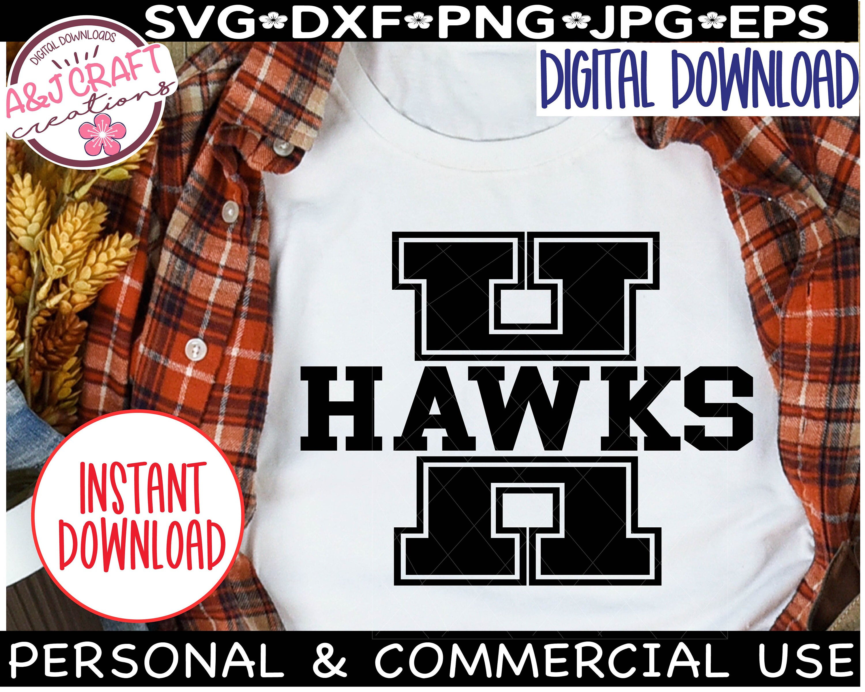 HAWKS SVG Hawks Football Svg Hawks Cheer Svg Hawks Shirt - Etsy