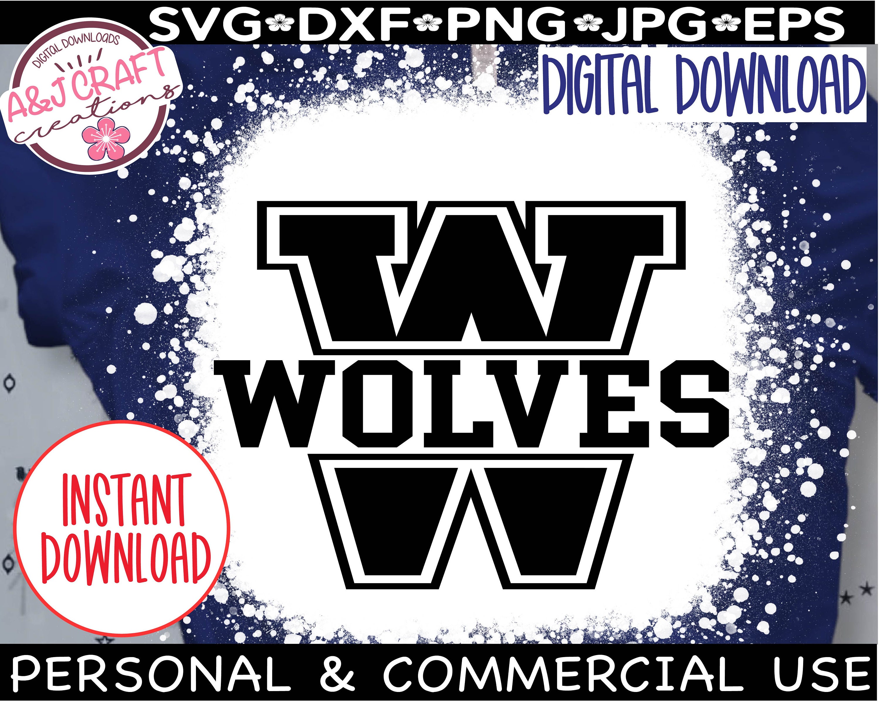 WOLVES SVG Wolves Football Svg Wolves Cheer Svg Wolves - Etsy